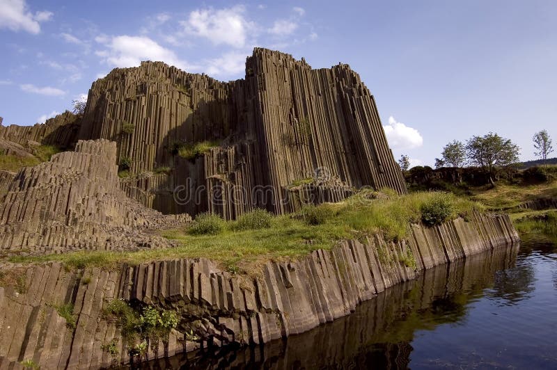 Basalte rock stock image. Image of republic, stone, czech - 2651541