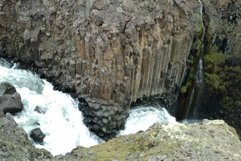 Basaltic Layer water fall stock photo. Image of ridge - 152707854