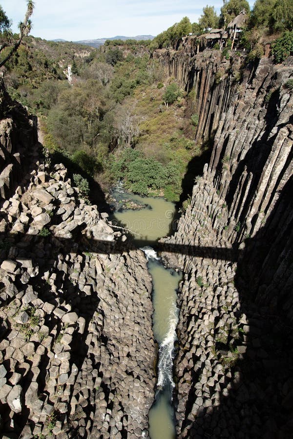 Basaltic Prisms in Huasca De Ocampo Stock Image - Image of ocampo ...