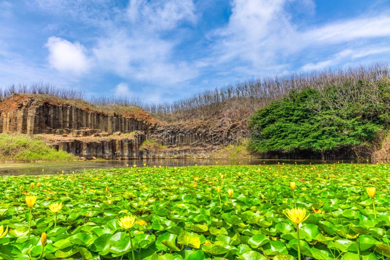 Colunas Basálticas De Daguoye, Penghu Foto de Stock - Imagem de aéreo ...