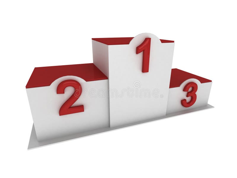 Podio illustrazione di stock. Illustrazione di rango, successo - 4204871