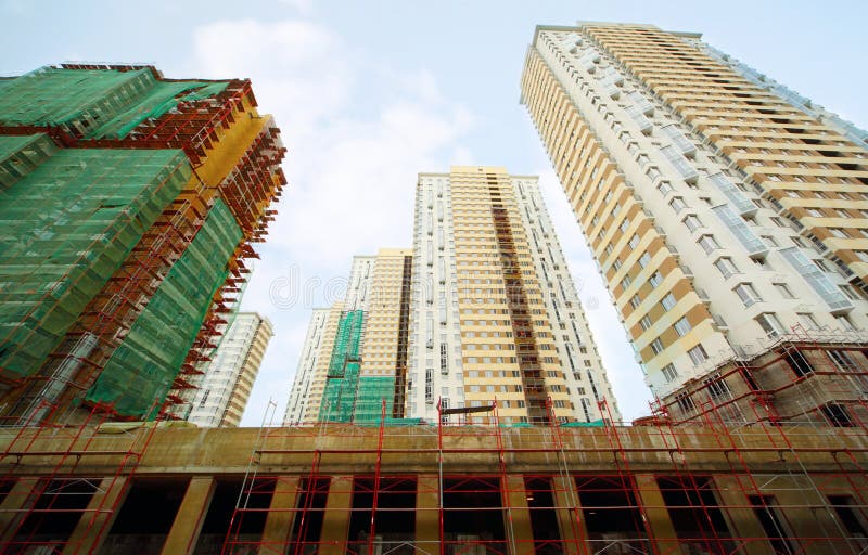 Basamento, Costruzione Di Alto Edificio Fotografia Editoriale ...