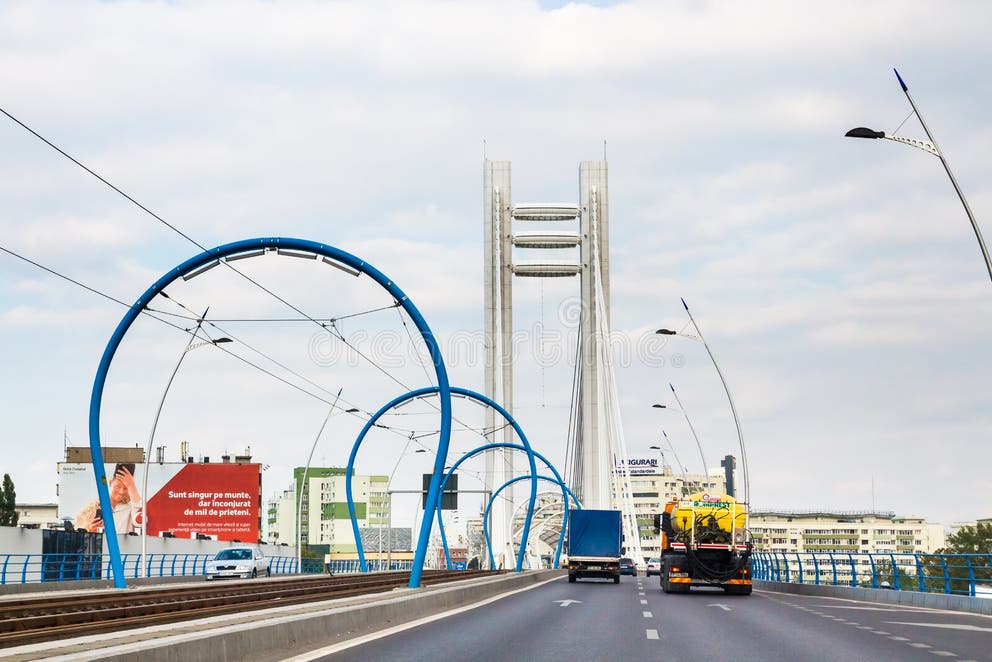 Basarab bridge editorial image. Image of architecture - 39192070