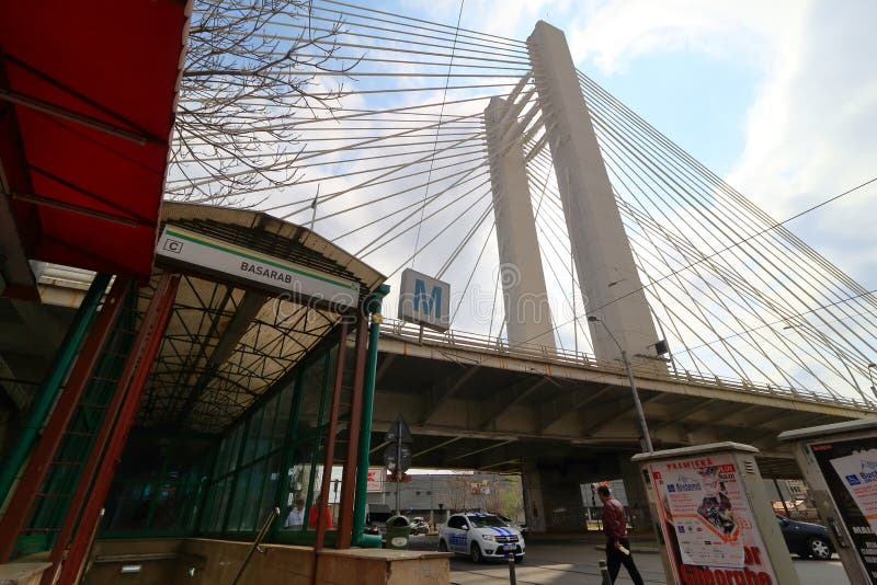 Basarab Bridge - Bucharest, Romania Editorial Photography - Image of ...