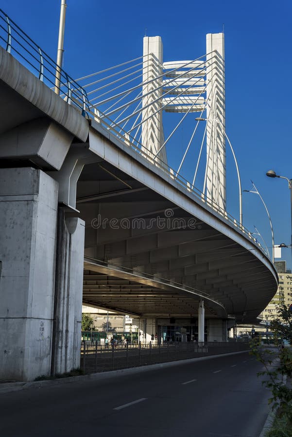 Basarab Overpass in Bucharest Editorial Photography - Image of road ...