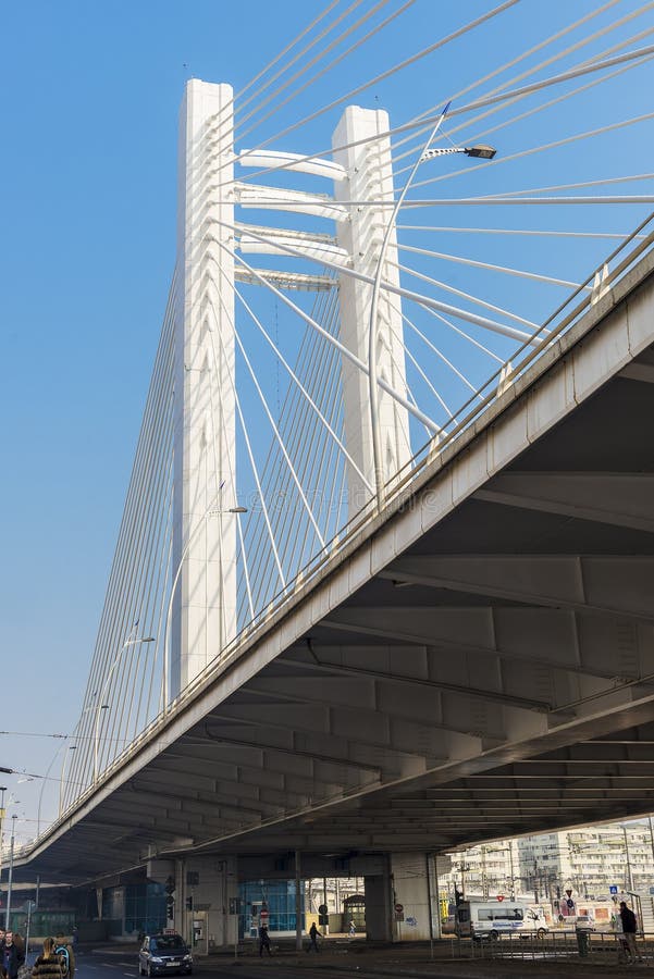 Basarab Overpass in Bucharest, Romania in Daylight Editorial Stock ...