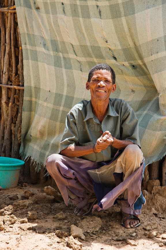 Basarwa man stock image. Image of africa, indigenous, portrait - 7892463
