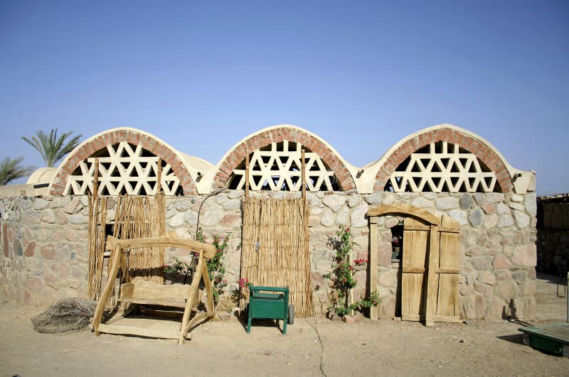 Basata eco resort stock image. Image of home, basata, sinai - 3204861