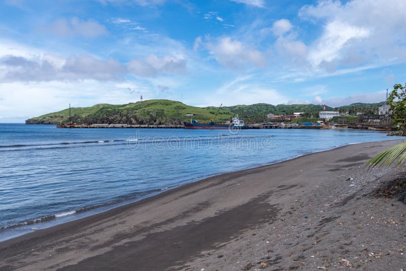 Basco Port and Beach in Batanes Stock Image - Image of landscape ...