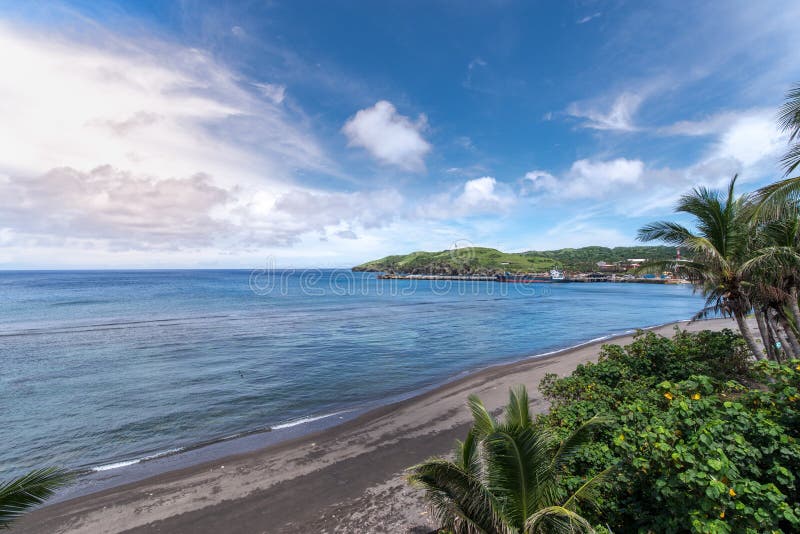 Basco Port and Beach in Batanes Stock Image - Image of landscape ...