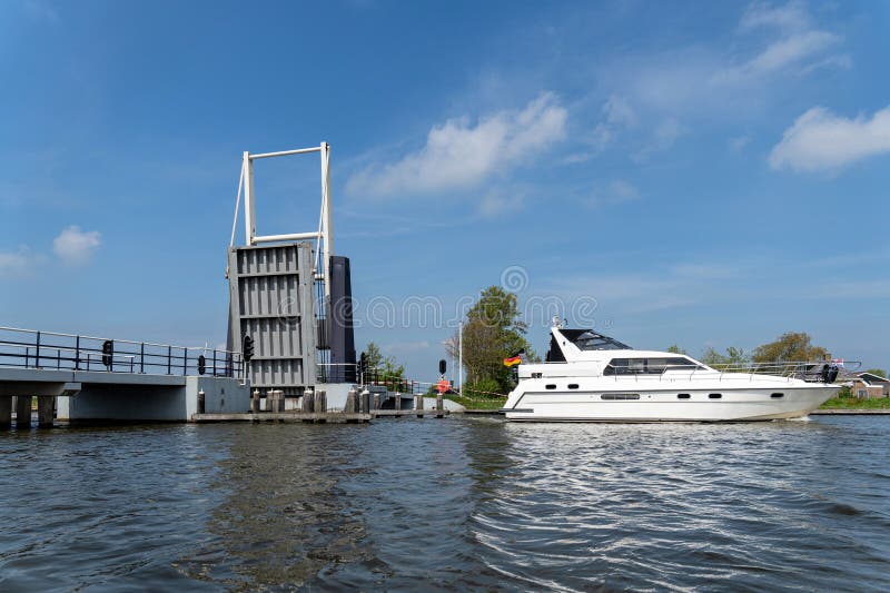 Bascule bridge stock photo. Image of yacht, roadway - 282116388