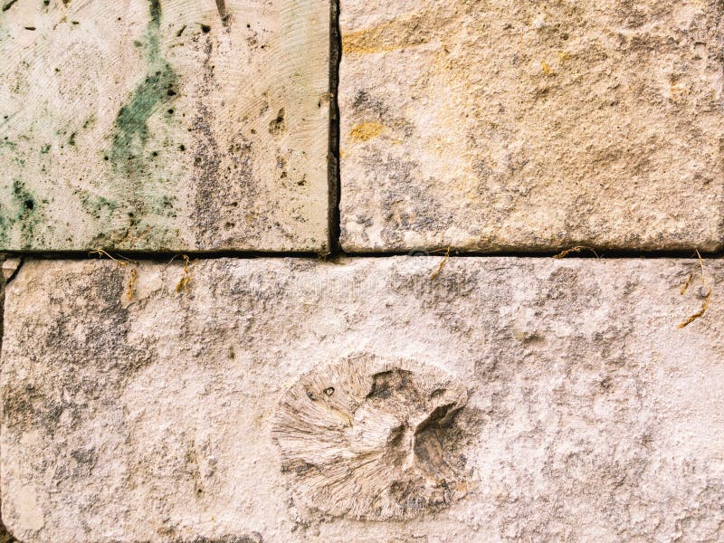 The Base of the Ancient Building is Made of Light-colored Sandstone ...