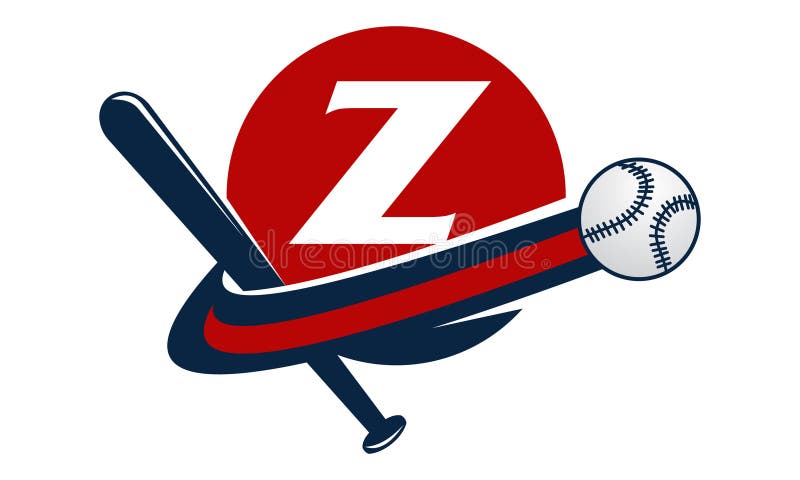 Base Ball Letter Z stock vector. Illustration of initial - 87832197