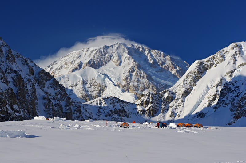 Denali Base Camp, Alaska stock image. Image of north, cold - 4385143