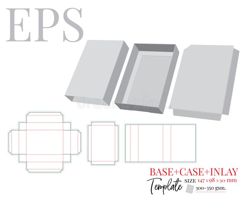 Base Case Inlay Template, Vector with Die Cut, Laser Cutting Stock ...