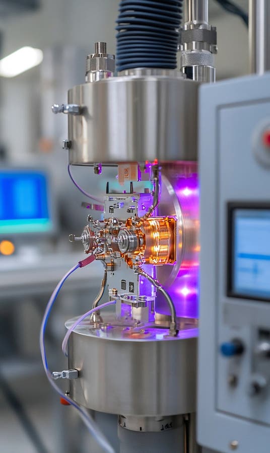 Base of a Cryostat in a High-tech Lab Stock Photo - Image of people ...