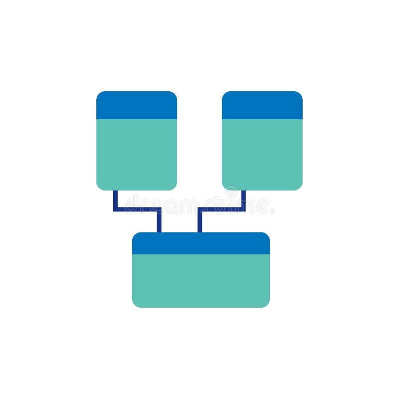 Base De Datos Logo Icon Design Del Diagrama Ilustración del Vector ...