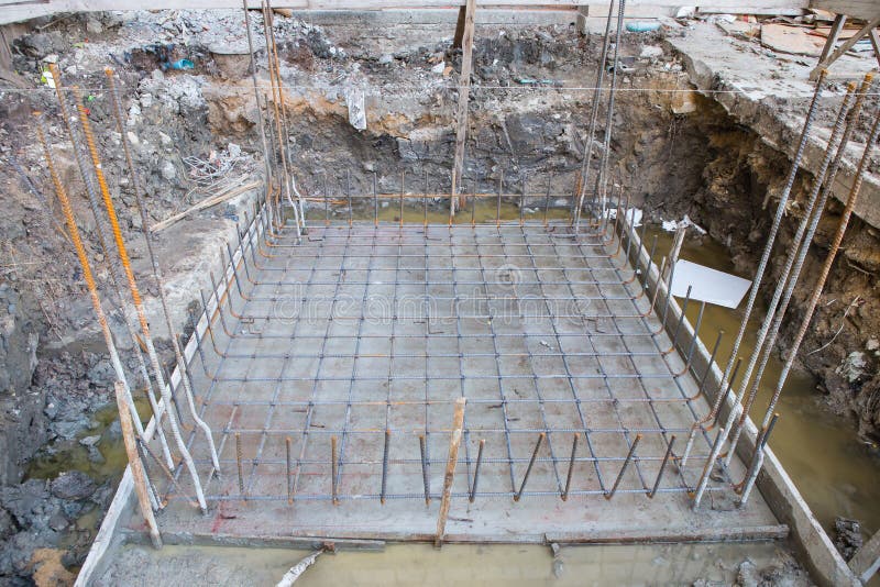 Base stock photo. Image of foundation, concrete, development - 77259786