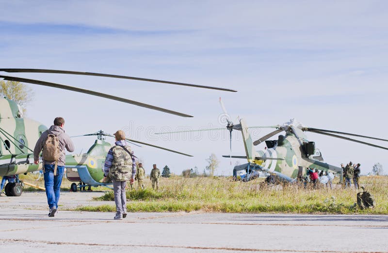 Base of helicopters editorial photography. Image of army - 162203002