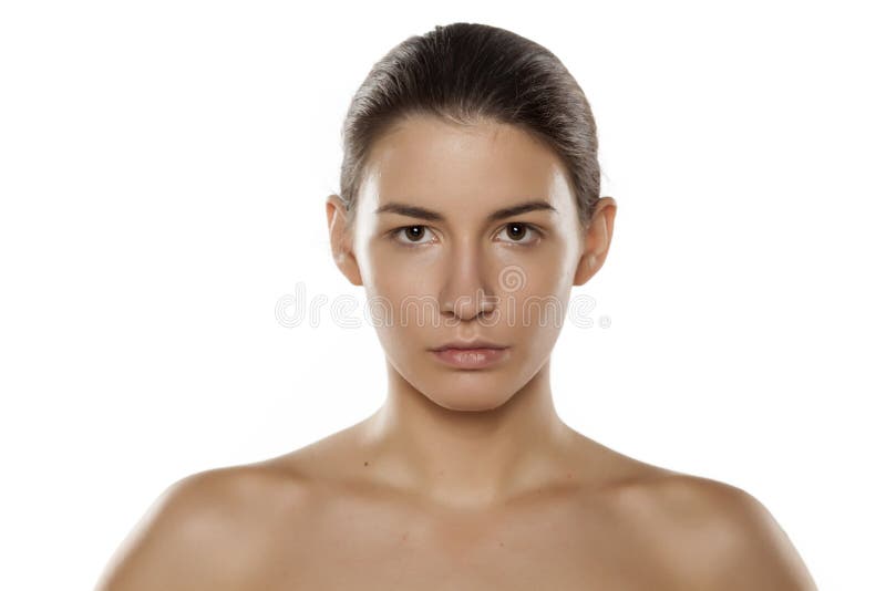 Only base on her face stock image. Image of model, beauty - 75472115