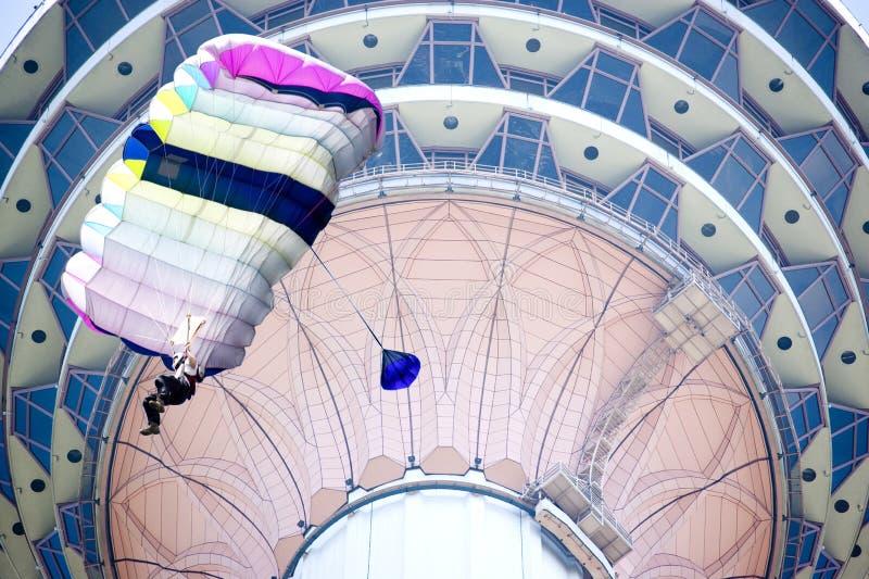 Base Jumping stock photo. Image of jumping, parachuting - 3074638