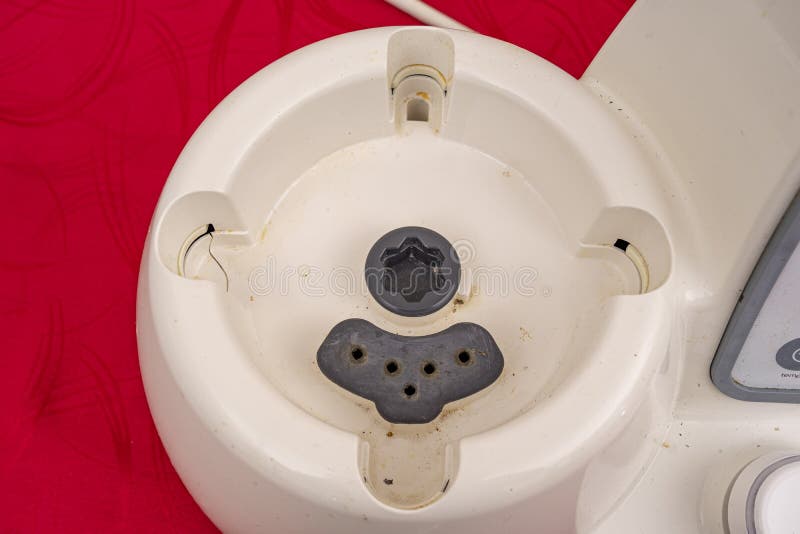 Base of the Kitchen Robot Mixer Cup Machine, Old and Broken. Stock ...