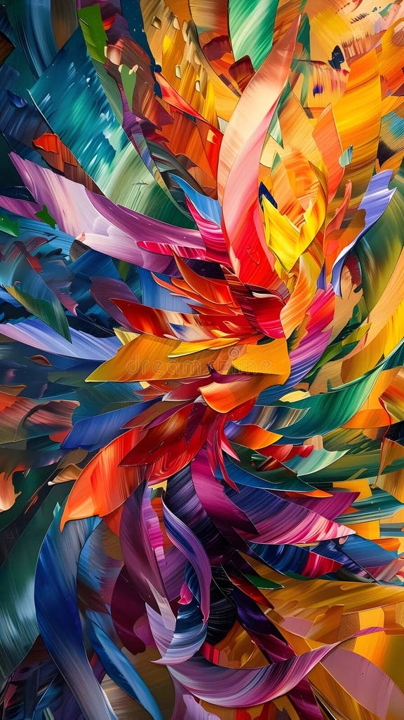 Base for Banner Multi-colored Large Ribbons Background Multi-colored ...