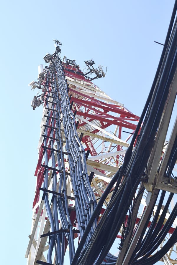 Base Station Antennas of Cellular Communication Stock Photo - Image of ...