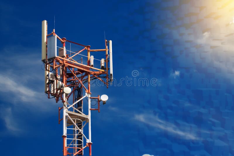 Base Station Network Operator. 5G. 4G, 3G Mobile Technologies Stock ...