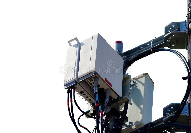 Small Cell 3G, 4G, 5G. Macro Base Station or Base Transceiver Station ...