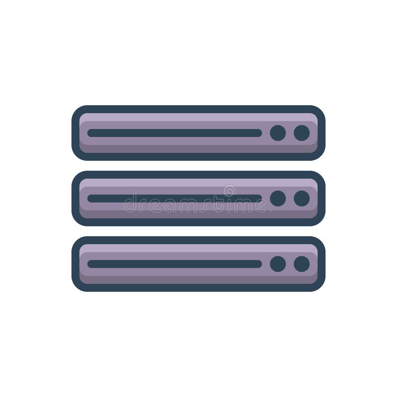 Color Illustration Icon for Base Storage, Base and Storage Stock ...
