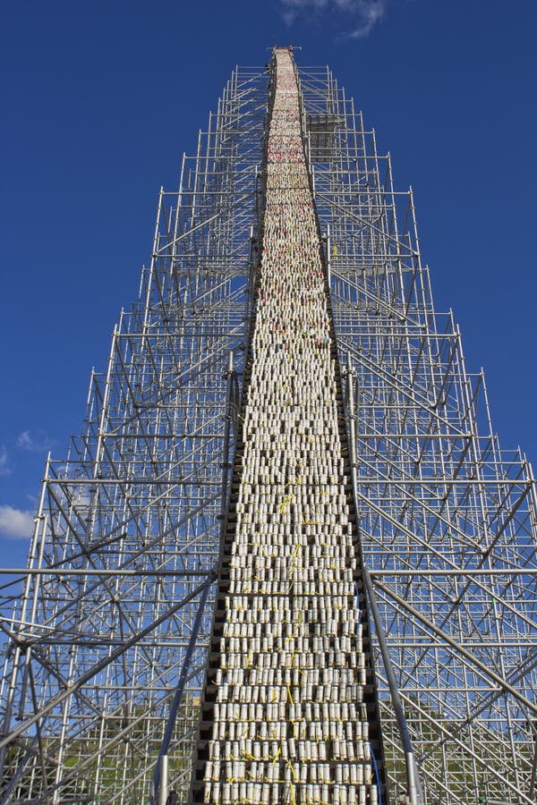 Base or Structure for Placing Fireworks Editorial Photo - Image of ...