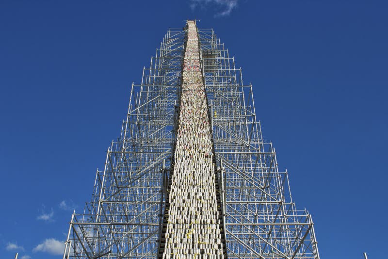 Base or Structure for Placing Fireworks Stock Image - Image of ...