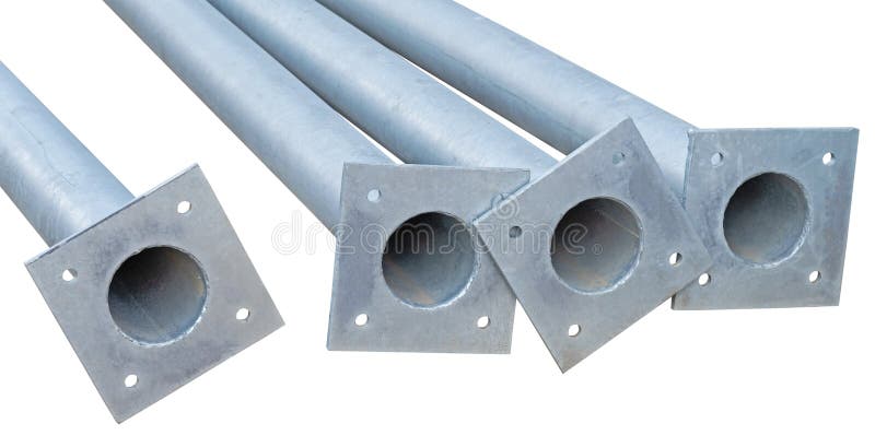 Base of the Support of the Column of Street Lighting Stock Image ...