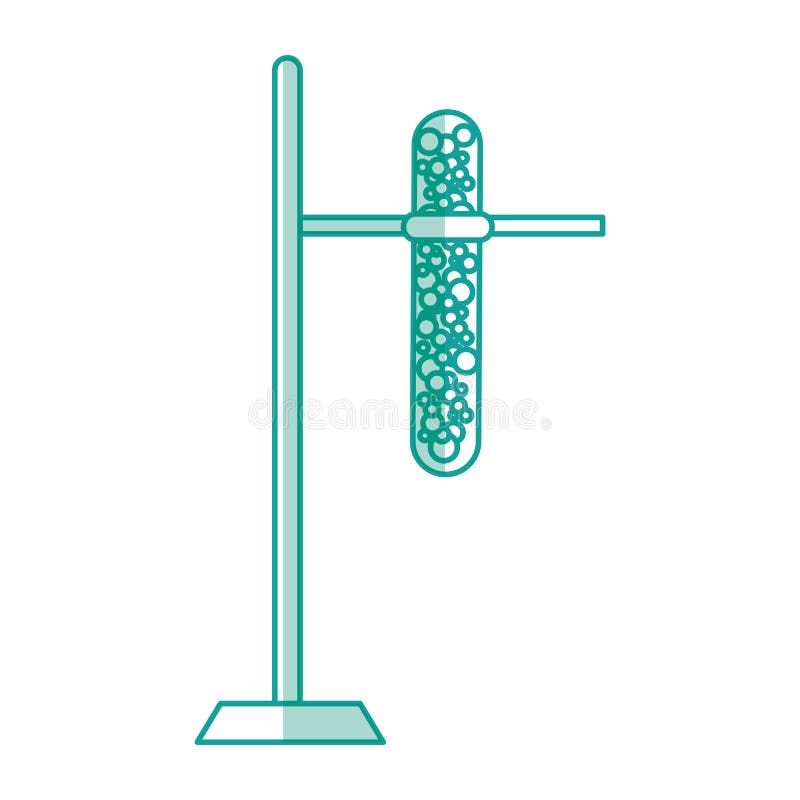 Base Test tube with liquid stock vector. Illustration of experiment ...