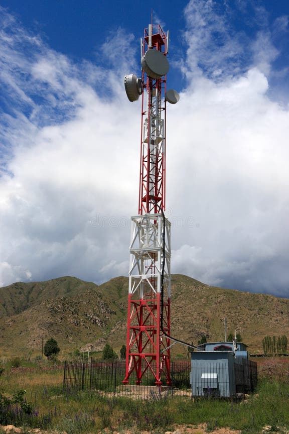 Base transceiver station stock photo. Image of media, network - 9949848