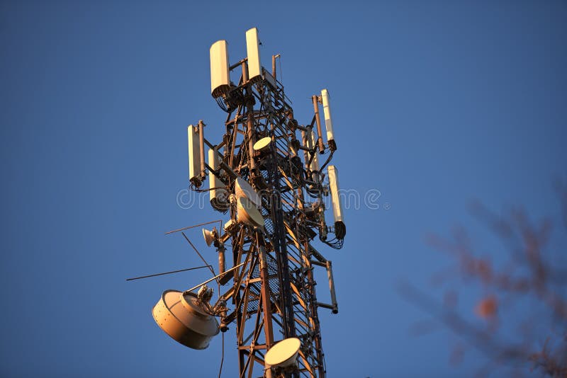 A Base Transceiver Station BTS Stock Image - Image of interaction ...