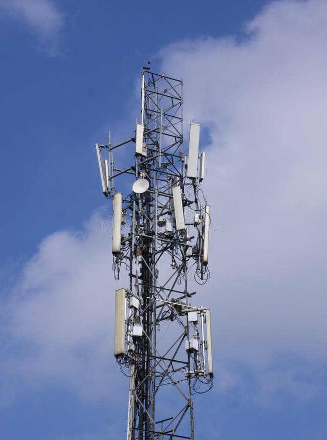 A Base Transceiver Station BTS Stock Photo - Image of technology, cell ...