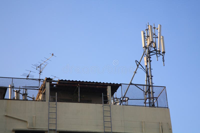 Base Transceiver Station for Mobile 3G, 4G Technology Stock Photo ...