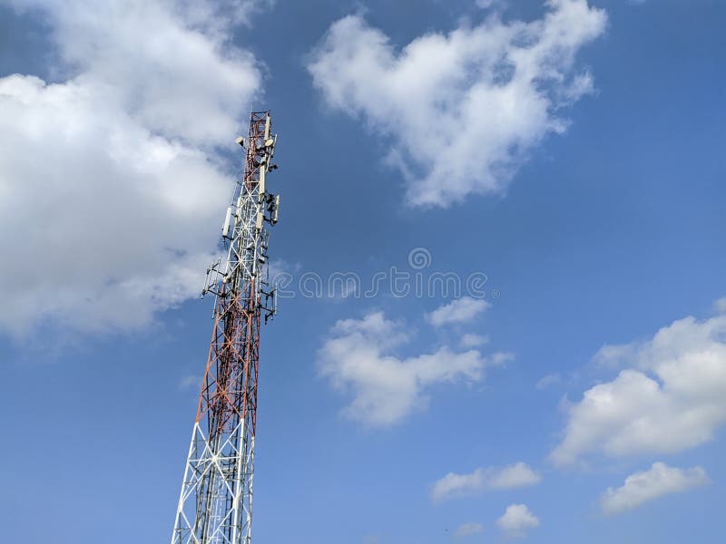 Base Transceiver Station Stand for the Signal Stock Image - Image of ...