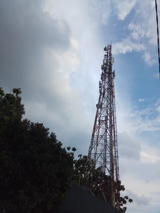 Base transceiver station stock photo. Image of media, network - 9949848