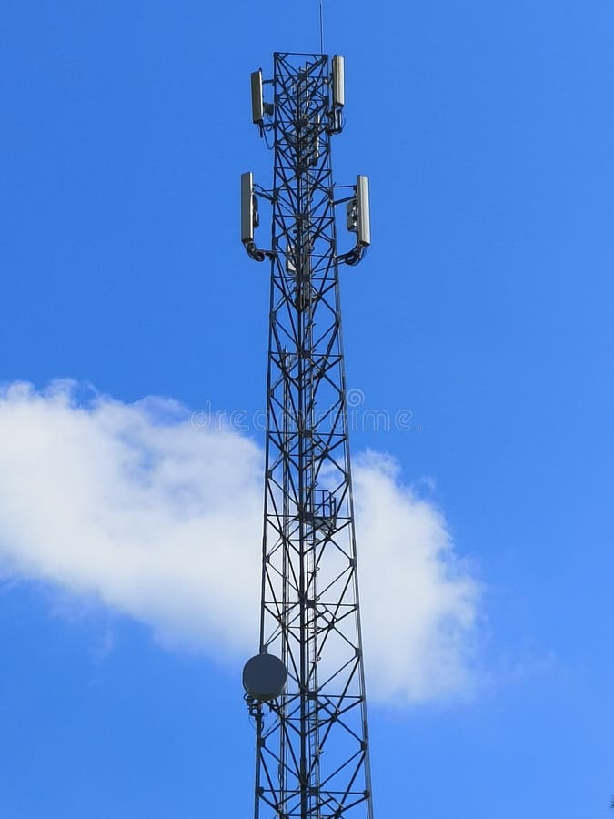 Base Transceiver Station Towering Under the Blue Sky during the Day ...