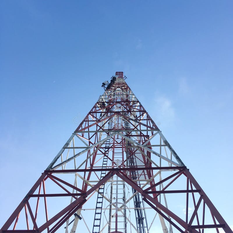 Bts cellular tower stock image. Image of tower, transceiver - 114032525