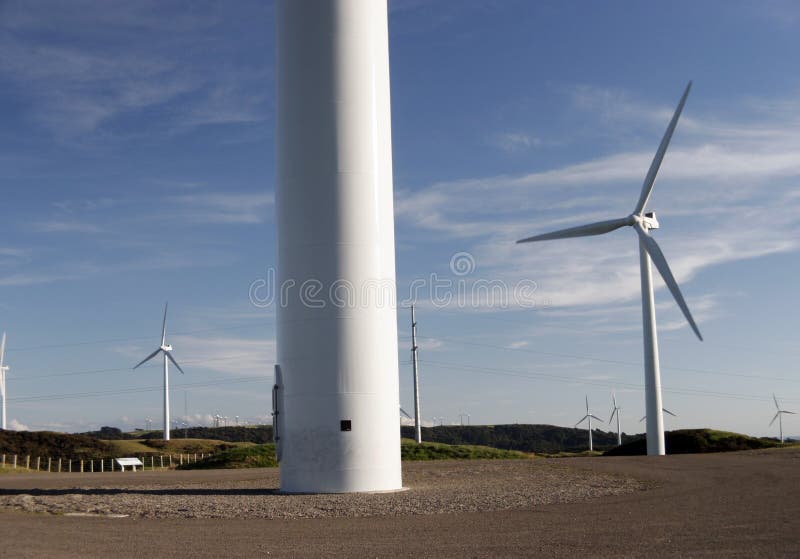 Base of wind turbine stock photo. Image of plane, electricity - 1442496
