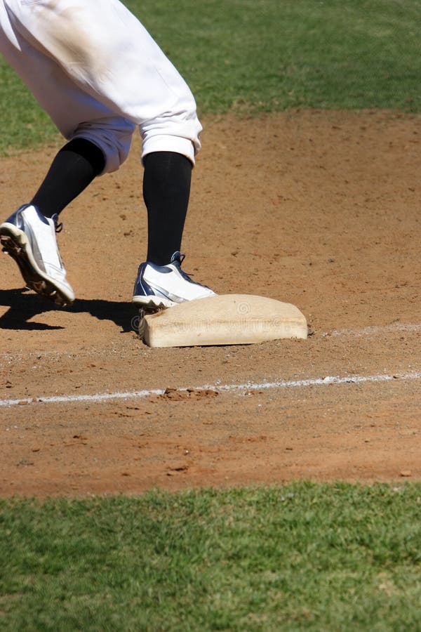 Runner At First stock image. Image of baseball, runner - 1124355