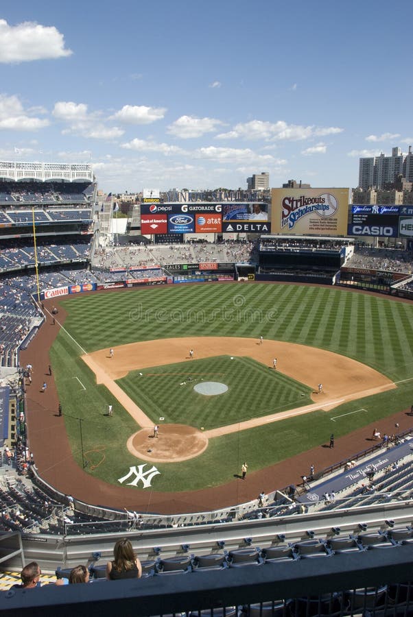 Yankee Baseball Stadium New York City Editorial Stock Image - Image of ...