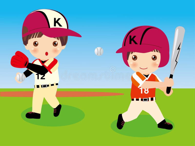 Baseball stock vector. Illustration of people, friend - 16570441