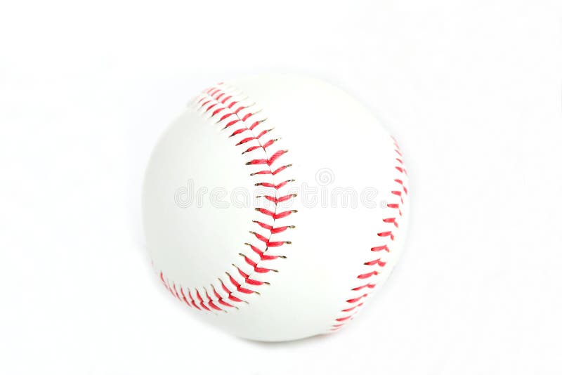 White Baseball Ball on a White Background Stock Photo - Image of ...