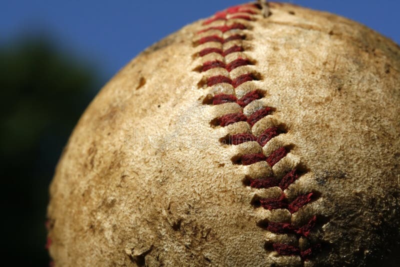 Old Baseballs stock photo. Image of used, time, pasttime - 2152534