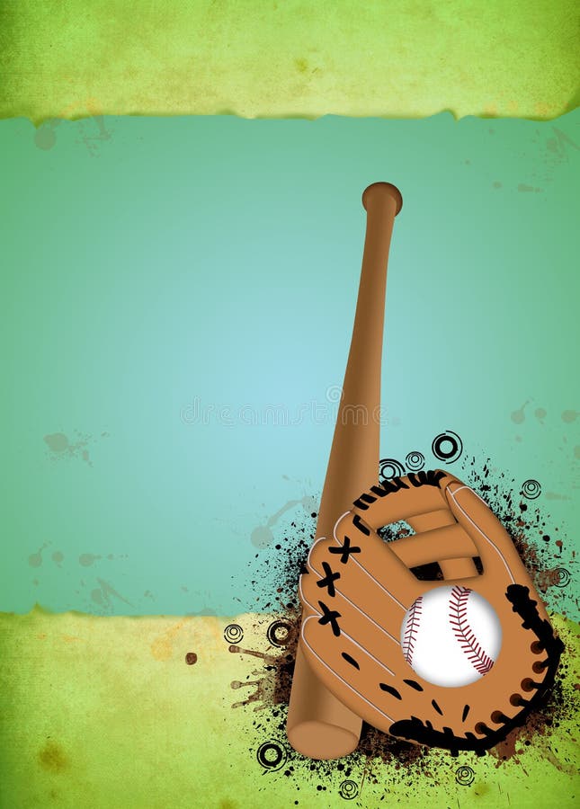 Baseball background stock illustration. Illustration of recreation ...